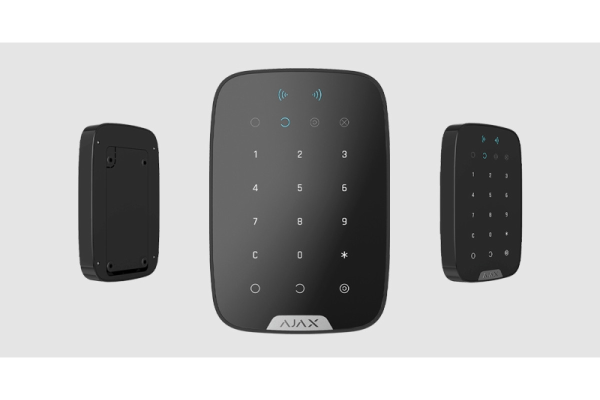 Ajax KeyPad Plus беспроводная сенсорная клавиатура для сигнализации